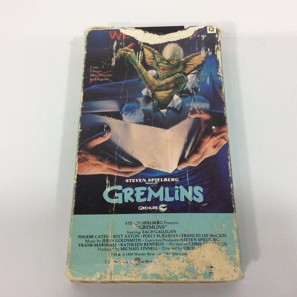 Warner Bros. | Media | Gremlins Vhs 984 Spielberg Starring Zach ...